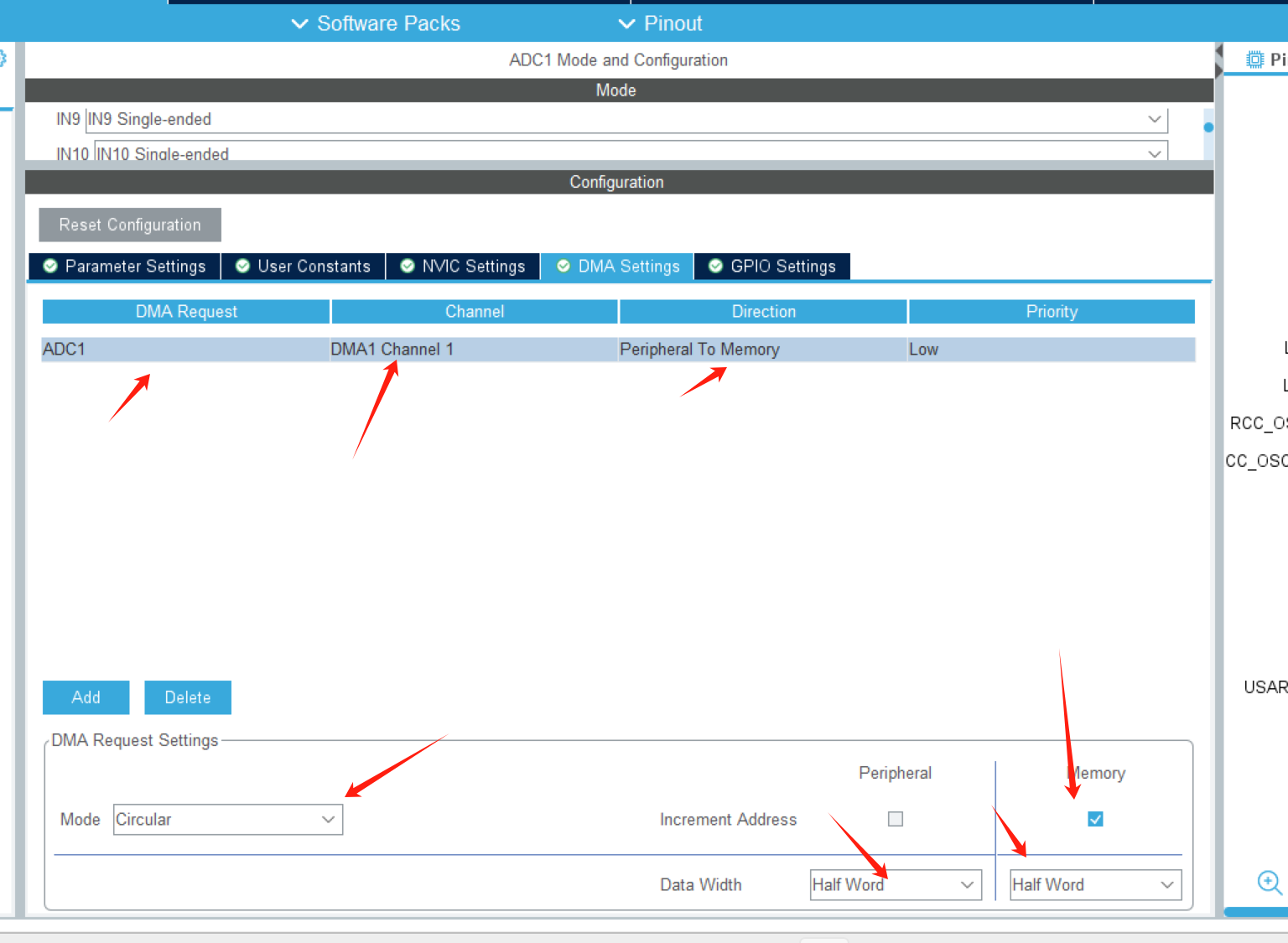 STM32L412CBT6芯片中使用ADC1采集2路模拟量_stm32l412引脚-CSDN博客