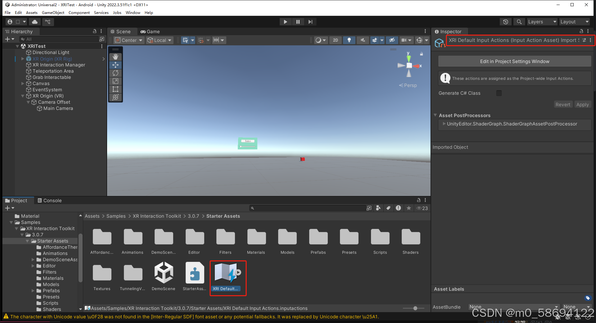 XR Interaction Toolkit3.0教程-CSDN博客