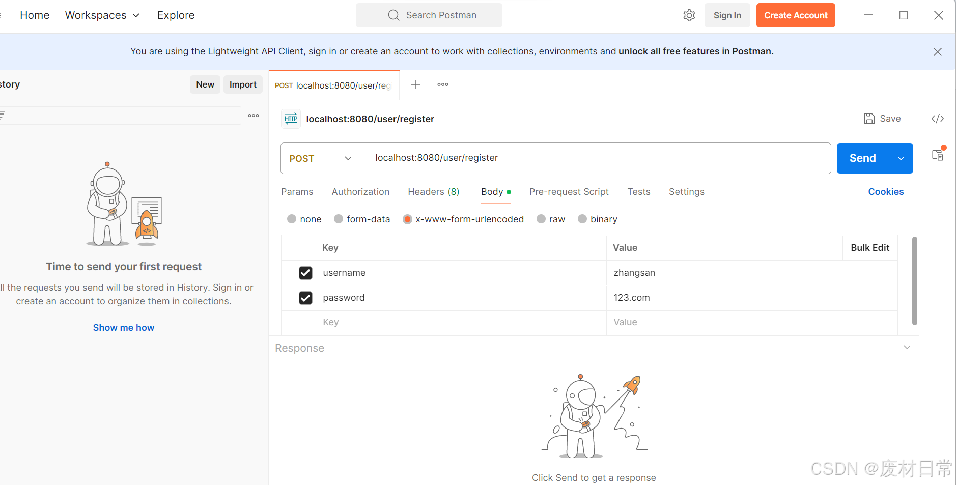 postman安装和基本使用_postman免费使用-CSDN博客