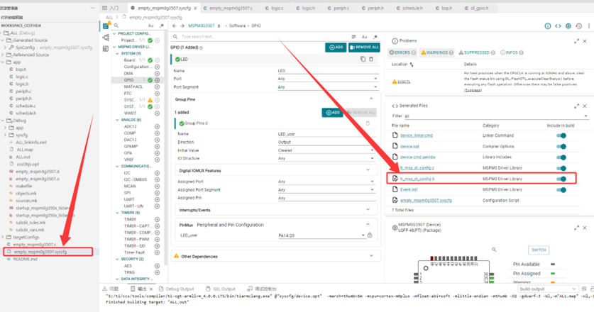TI-MSPM0G3507 CCS全面快速入门（头文件层面开始讲解）_ccs mspm0g3507-CSDN博客