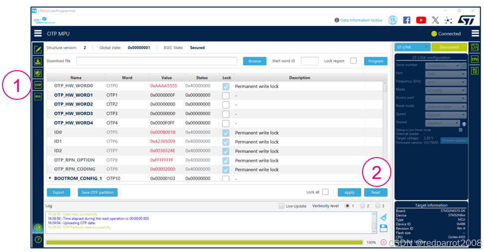 如何对 STM32N6 的一次性可编程（OTP）熔丝位进行编程_stm32 otp-CSDN博客