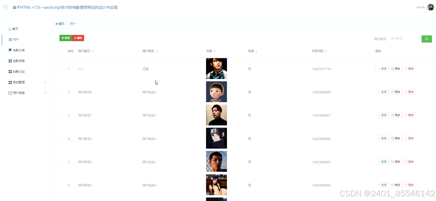 计算机毕业设计之基于htmlcssjavascript技术的电影推荐网站的设计与实现电影资讯网站评论css怎么做出来的 Csdn博客