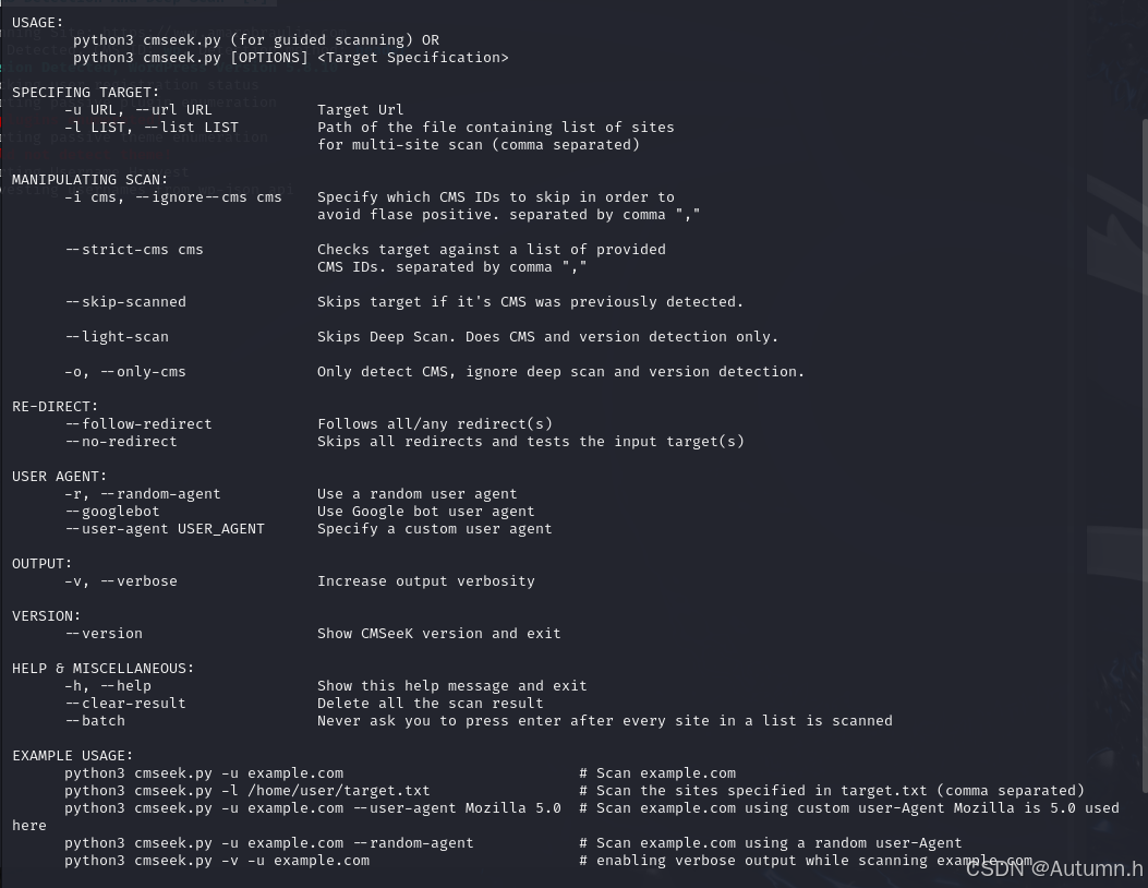 信息资产收集(CMS)相关工具_github cms 识别工具-CSDN博客