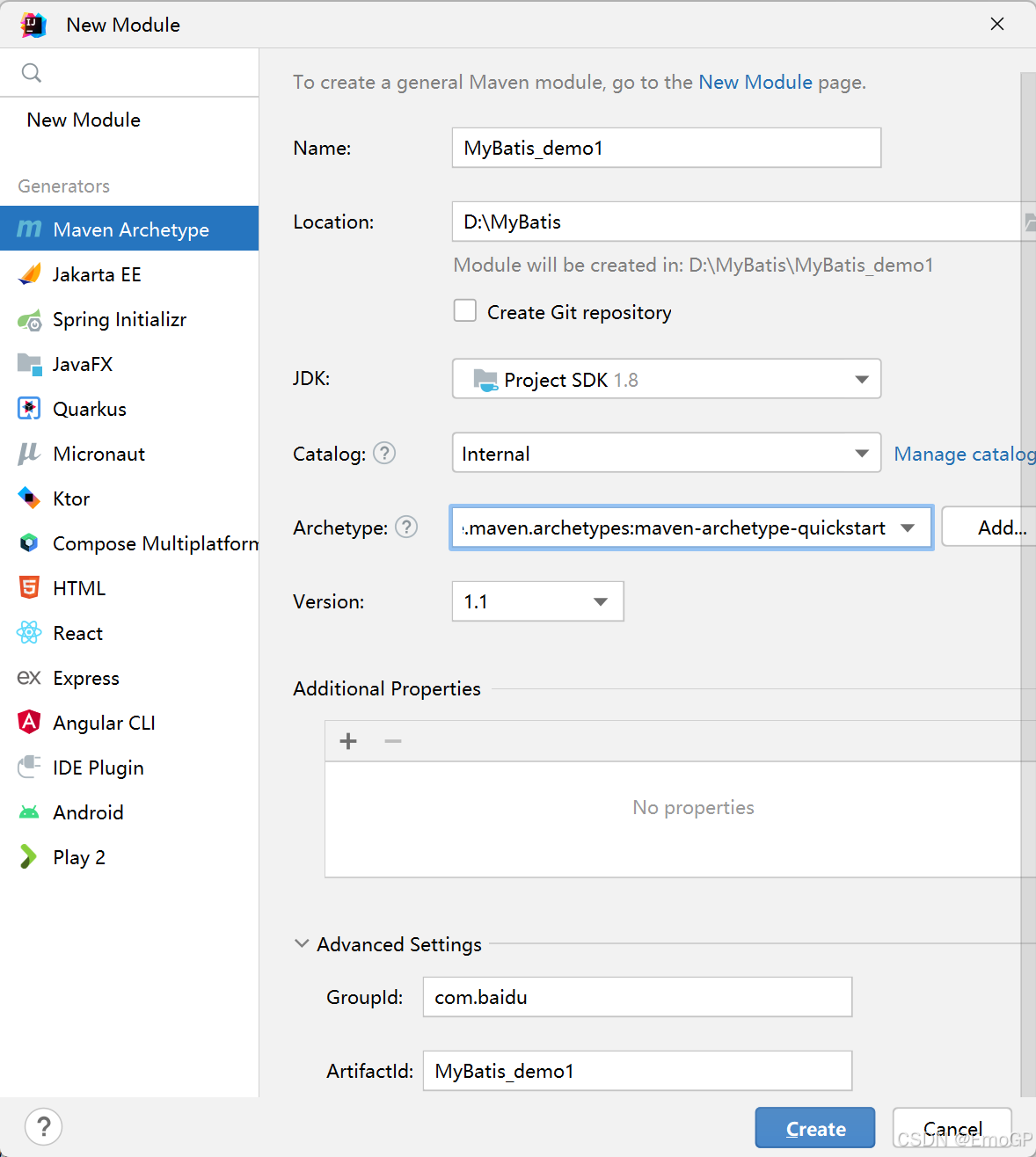 搭建MyBatis框架之创建maven工程-CSDN博客