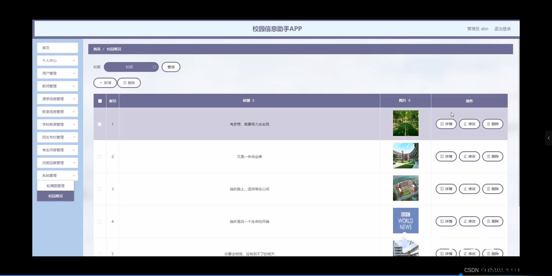 [附源码]计算机毕业设计Python+uniapp校园信息助手APPh75vb(程序+lw+APP+远程部署)-CSDN博客