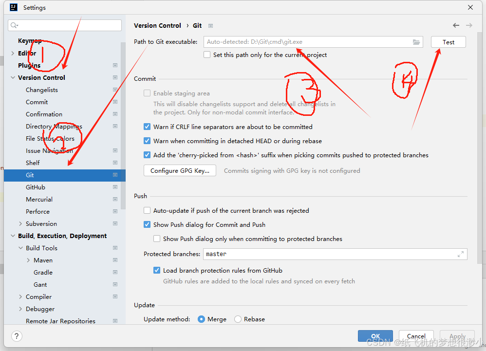 IDEA2022使用Git管理项目，以及Git的简单使用流程_idea2022配置git-CSDN博客