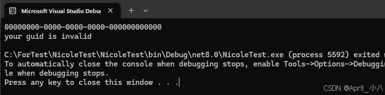 如何用C#判断Guid是否为空_guid.empty-CSDN博客