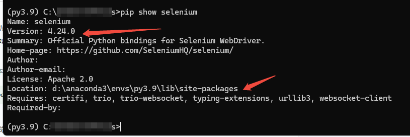 conda下安装Selenium _pip install selenium-CSDN博客