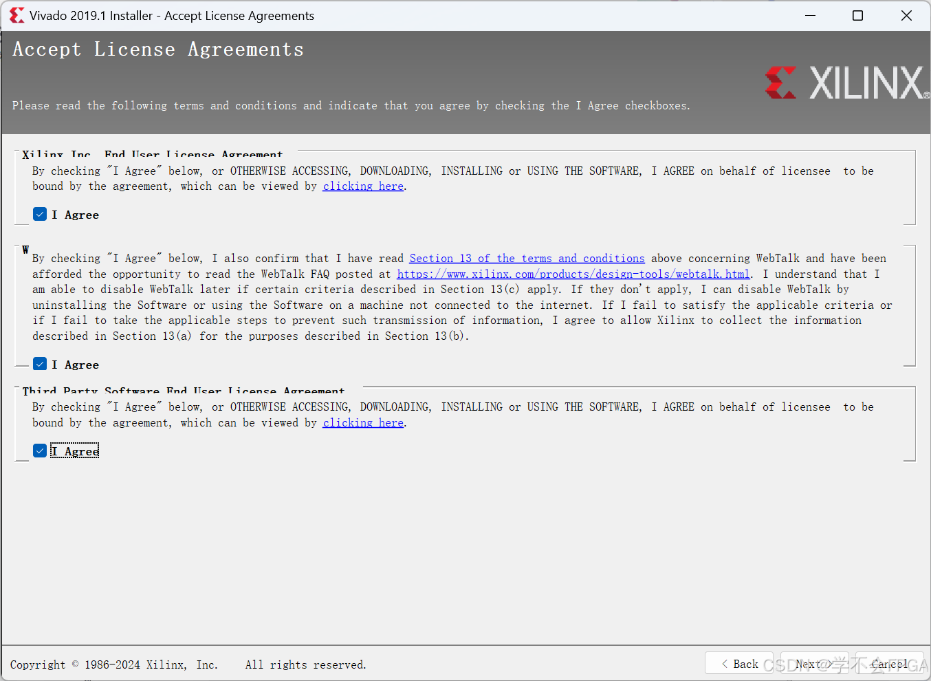 VIVADO2019.1安装（附带安装包）_vivado安装教程2019-CSDN博客