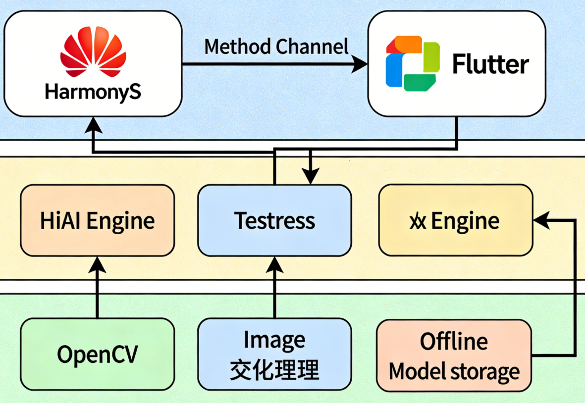 鸿蒙 Flutter AI 引擎实战：OCR 图文识别离线部署与准确率优化 - 技术栈