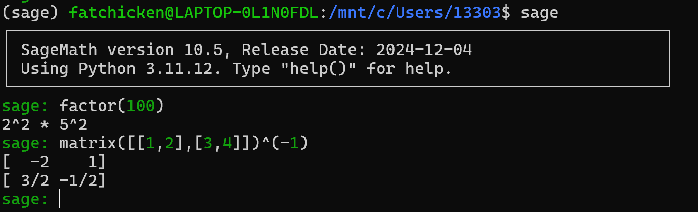 sagemath的安装（windows和WSL）与使用-CSDN博客