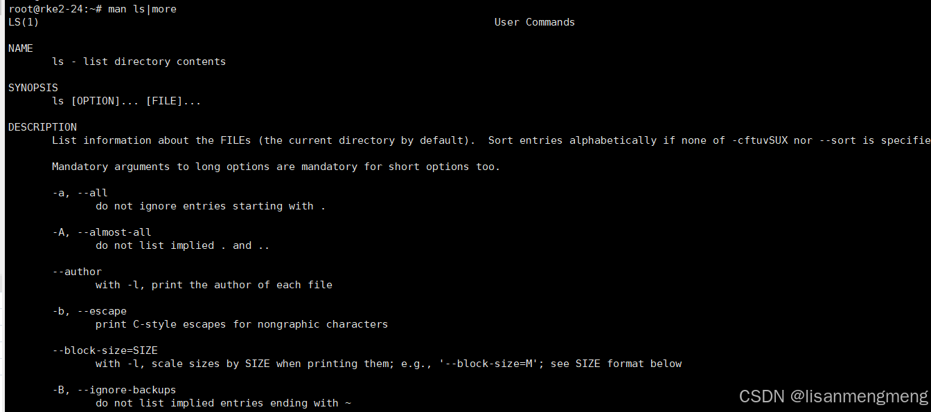 man 命令介绍和使用案例_man命令-CSDN博客