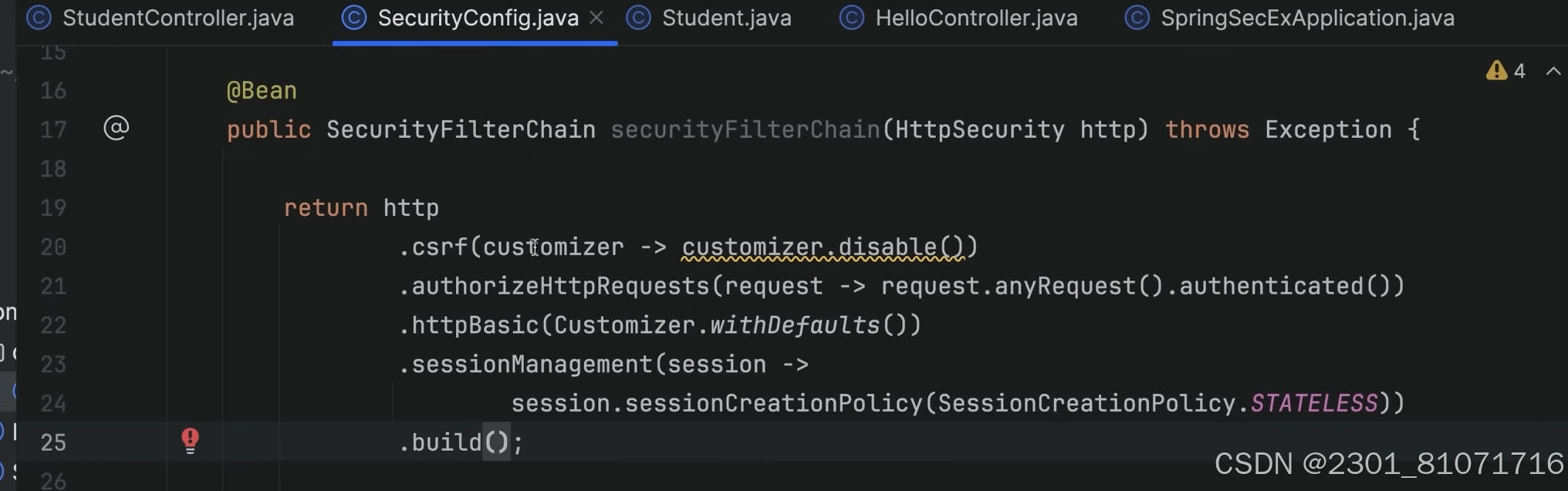 Spring Security 6 with SpringBoot_springsecurity6-CSDN博客
