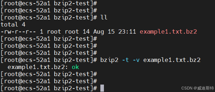Linux文件文档工具：文件压缩和解压缩命令bzip2详解-CSDN博客