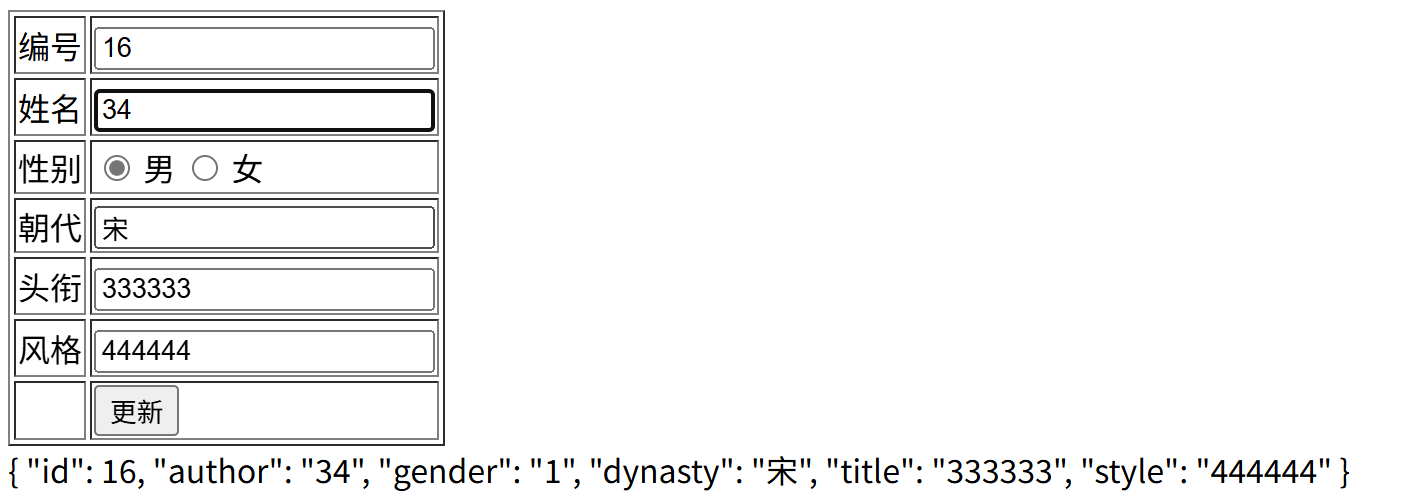 基于springbootmybatisvue的增删改查操作(crud)(web第11 12次课课后作业)springboot 控制层增