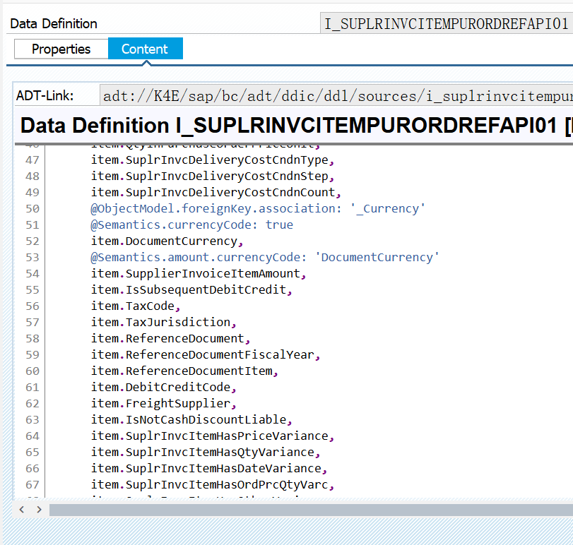 SAP S4HANA显示CDS View的结构以及数据-CSDN博客
