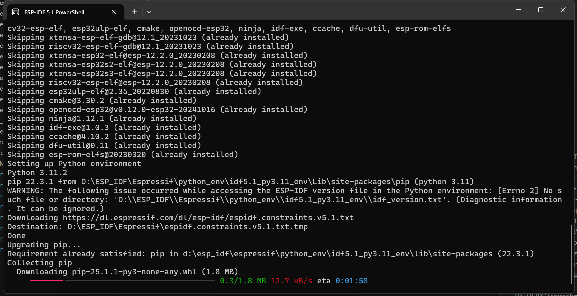 在VScode中实现ESP-IDF不同版本之间的切换_vsode 添加多个版本的esp-idf-CSDN博客