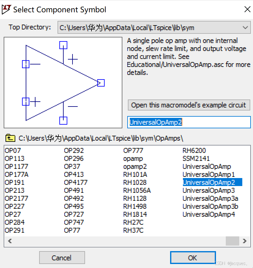 在LTSpice中如何使用通用放大器_ltspice放大器在哪-CSDN博客