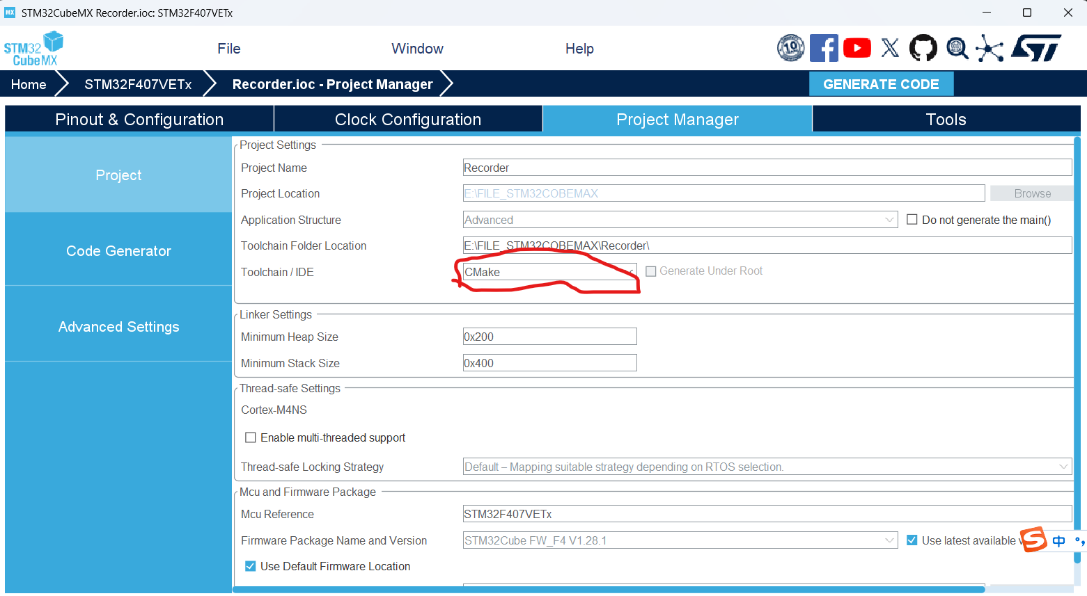 VSCode+STM32CubeMX编程环境搭建_stm32cube for visual studio code-CSDN博客