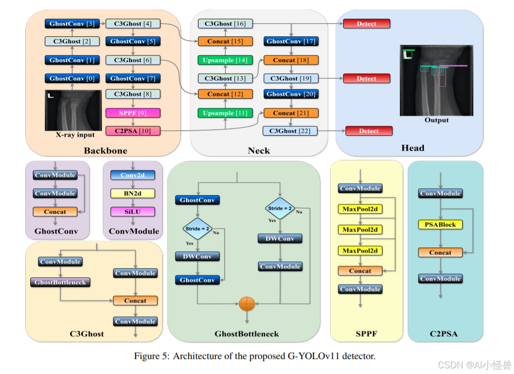 YOLO论文分享（4）：轻量化 G-YOLOv11：基于Ghost Convolution的高效儿童腕部 X 光骨折检测_c3k2 和c3ghost-CSDN博客