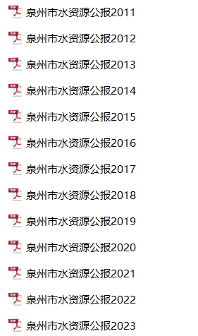 泉州市水资源公报（2001-2023）-CSDN博客