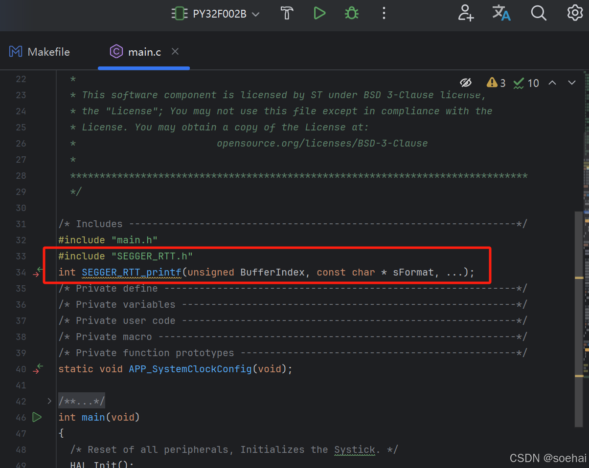 普冉PY32F002B之RTT打印-CSDN博客