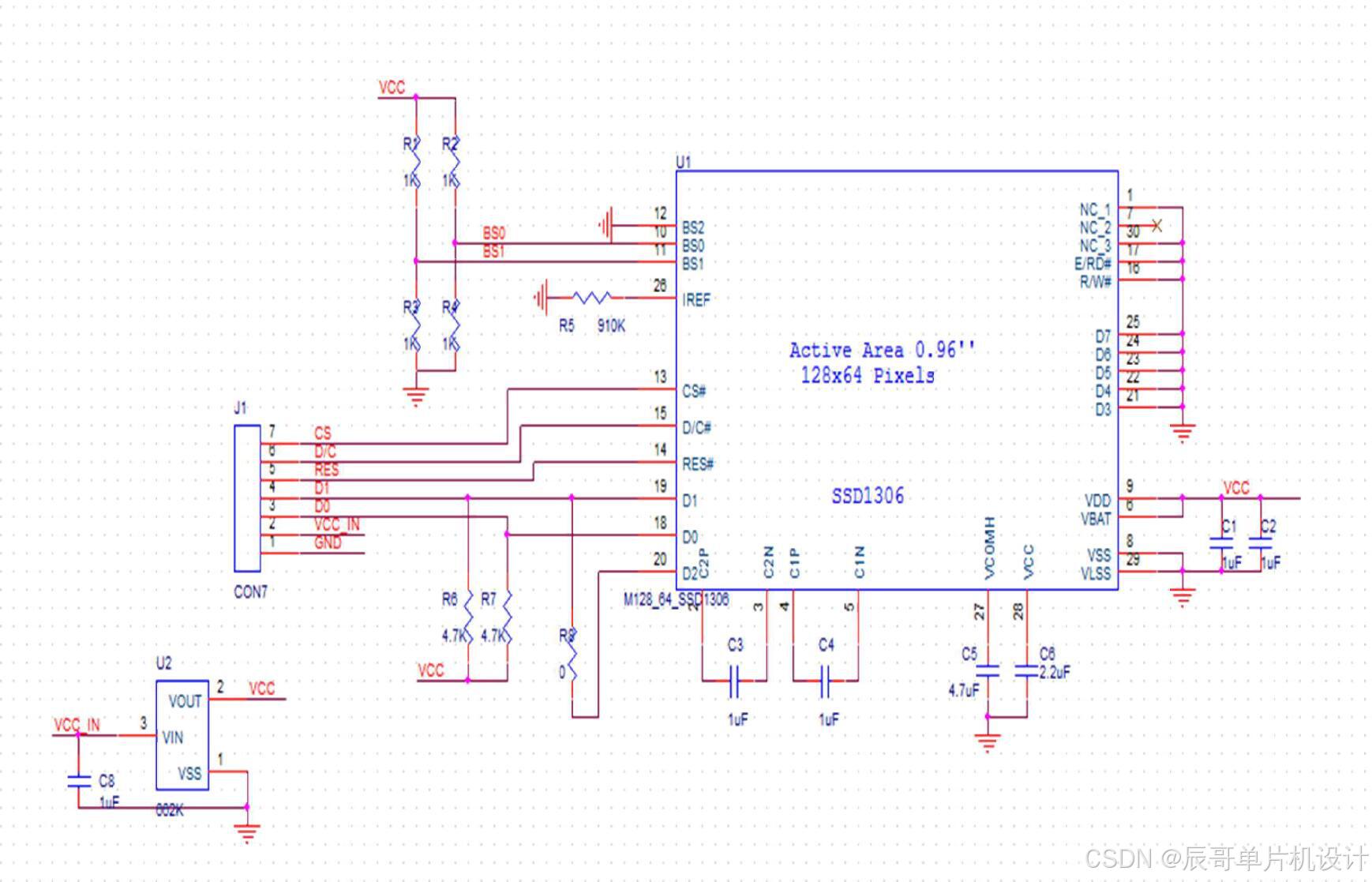 OLED显示屏（7针SPI协议 STM32）_7针oled-CSDN博客