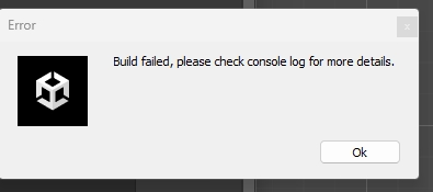 Unity WebGL转换抖音小游戏出现Building Library\Bee\artifacts\WebGL\build\debug_WebGL_wasm\build.js failed ...