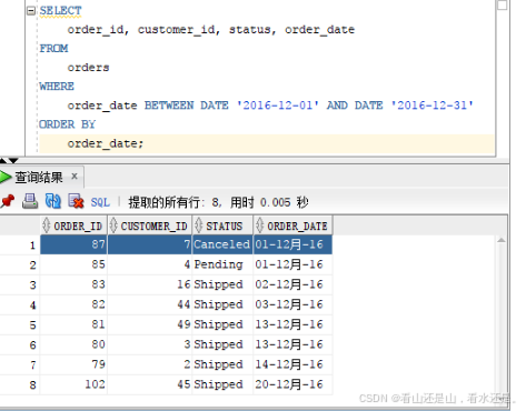 Oracle Between子句-CSDN博客