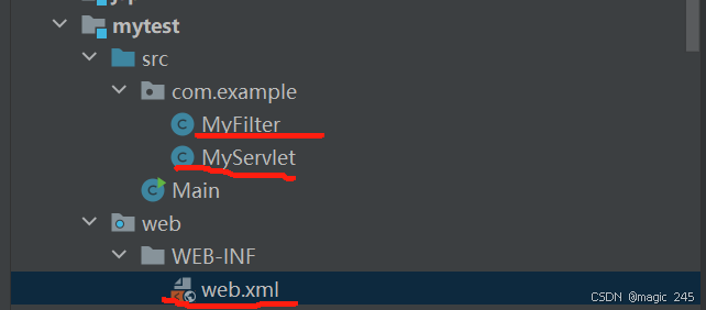 java.lang.IllegalArgumentException: 名为 [MyServlet]和 [com.example.MyServlet] 的servlet不能映射为一个url模式 ...