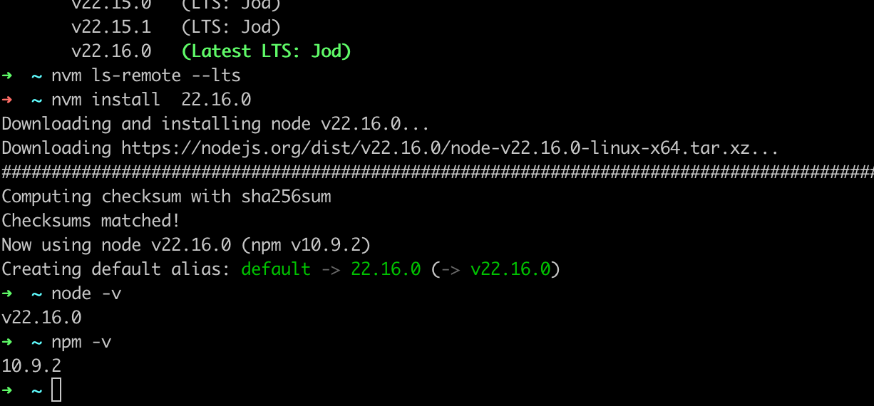 NVM 安装 NodeJS环境，以及 PNPM 的安装 —— 一步一步配置 Ubuntu Server 的 NodeJS 服务器详细实录 5_ubuntu安装pnpm-CSDN博客