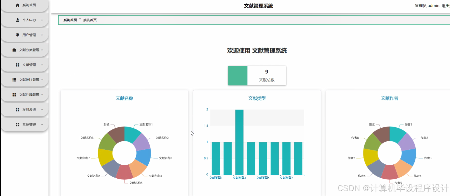 【开题报告】基于springbootvue文献管理系统（程序源码论文 计算机毕业设计基于vue的管理系统外文文献 Csdn博客