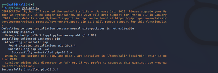 Kali Linux安装pip2全攻略_配置Python环境变量Linux-CSDN博客