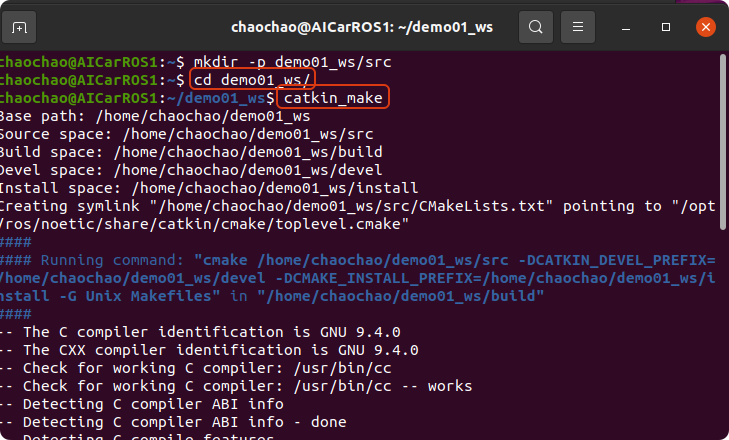 【ROS1】02-实现“HelloWorld”_ros写一个helloworld程序-CSDN博客
