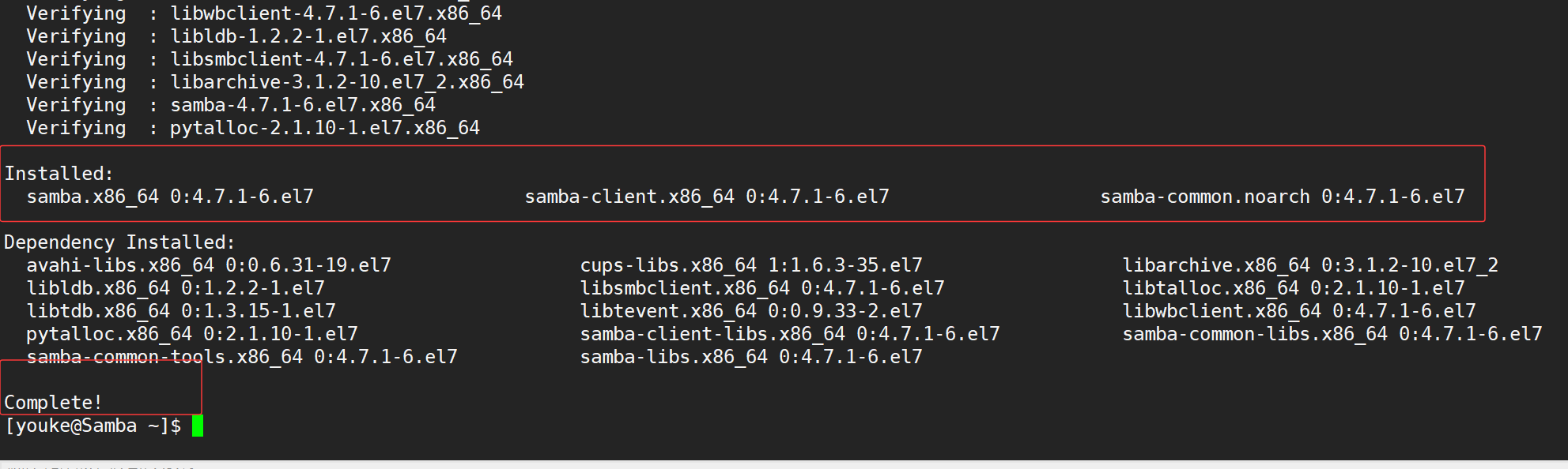 CentOS 7 Samba 共享实现（防火墙开启 + SELinux 强制模式）_centos_萧星慕瑶-松山湖开发者村综合服务平台