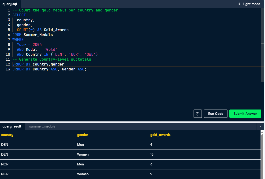 SQL中的在分类中顺便实现计算总数ROLLUP()-CSDN博客