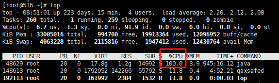 Linux Java进程CPU飙高排查_java程序cpu占用高liunx排查-CSDN博客