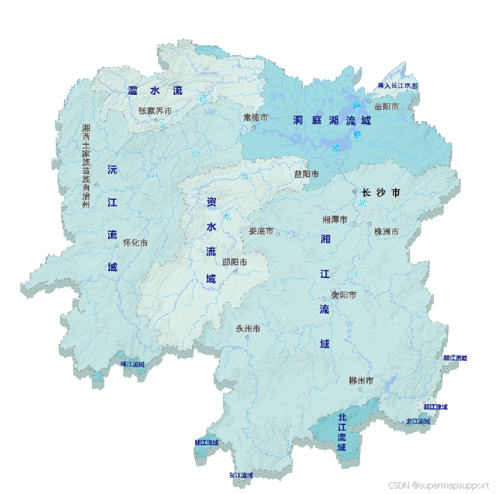 使用SuperMap制作流域分布图的详细教程_supermap使用教程-CSDN博客