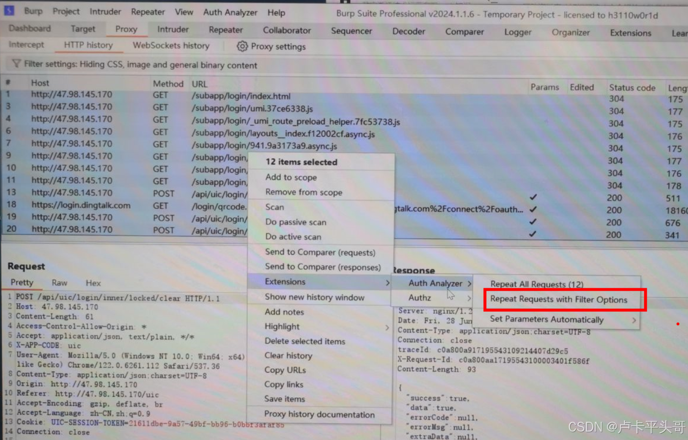 AuthAnalyzer使用说明_auth analyzer-CSDN博客