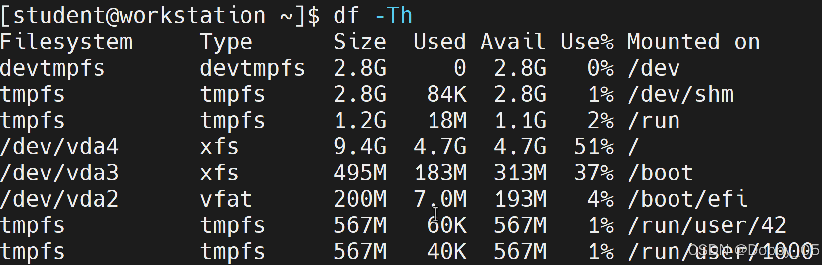 【Linux】存储管理详解（一）：文件系统、分区、格式化与挂载实践 | Redhat_linux系统所支持的文件系统类型命令-CSDN博客
