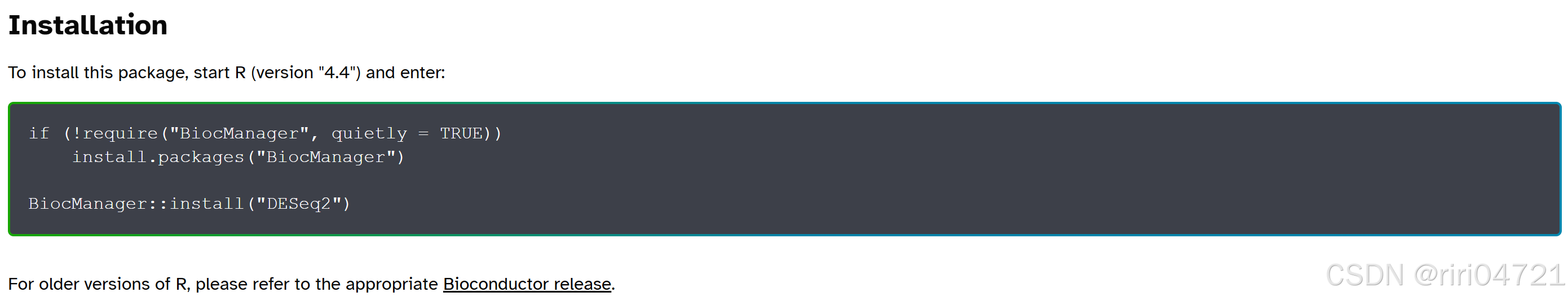 R语言安装DESeq2包_deseq2包安装-CSDN博客