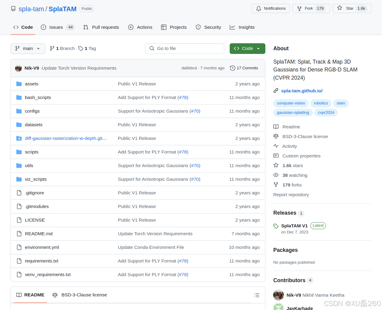 SplaTAM: Splat, Track & Map 3D Gaussians for Dense RGB-D SLAM，项目运行及代码更正。_splatam结果可视化-CSDN博客