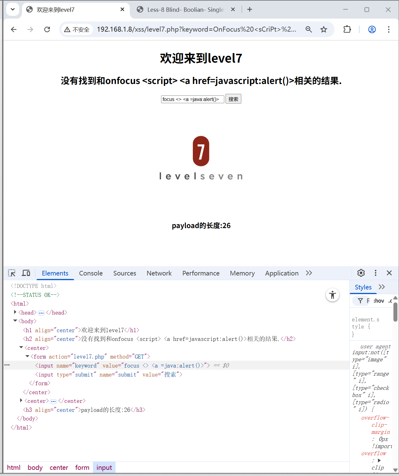 xss-labs 1-8-CSDN博客