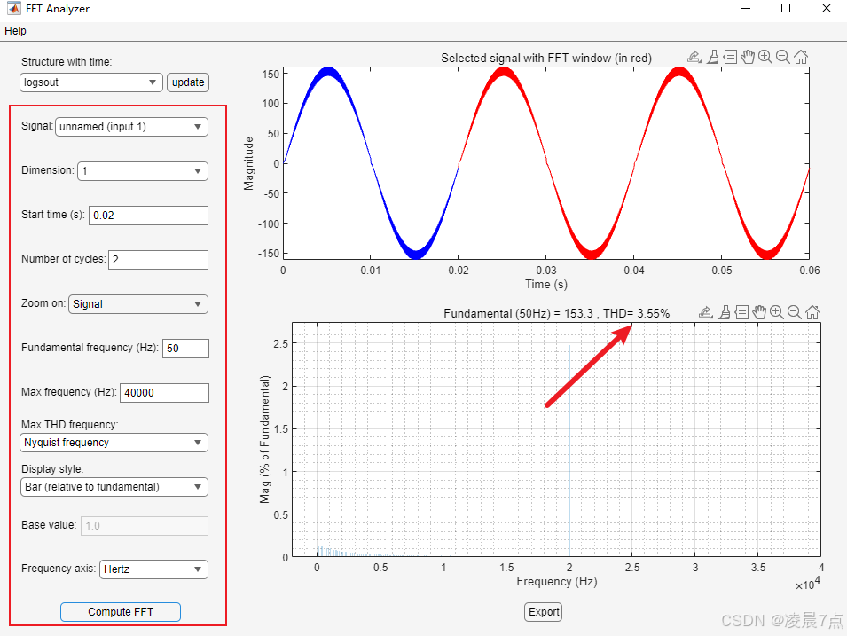 拓展：MATLAB中对THD_总谐波失真的计算_matlab计算thd-CSDN博客