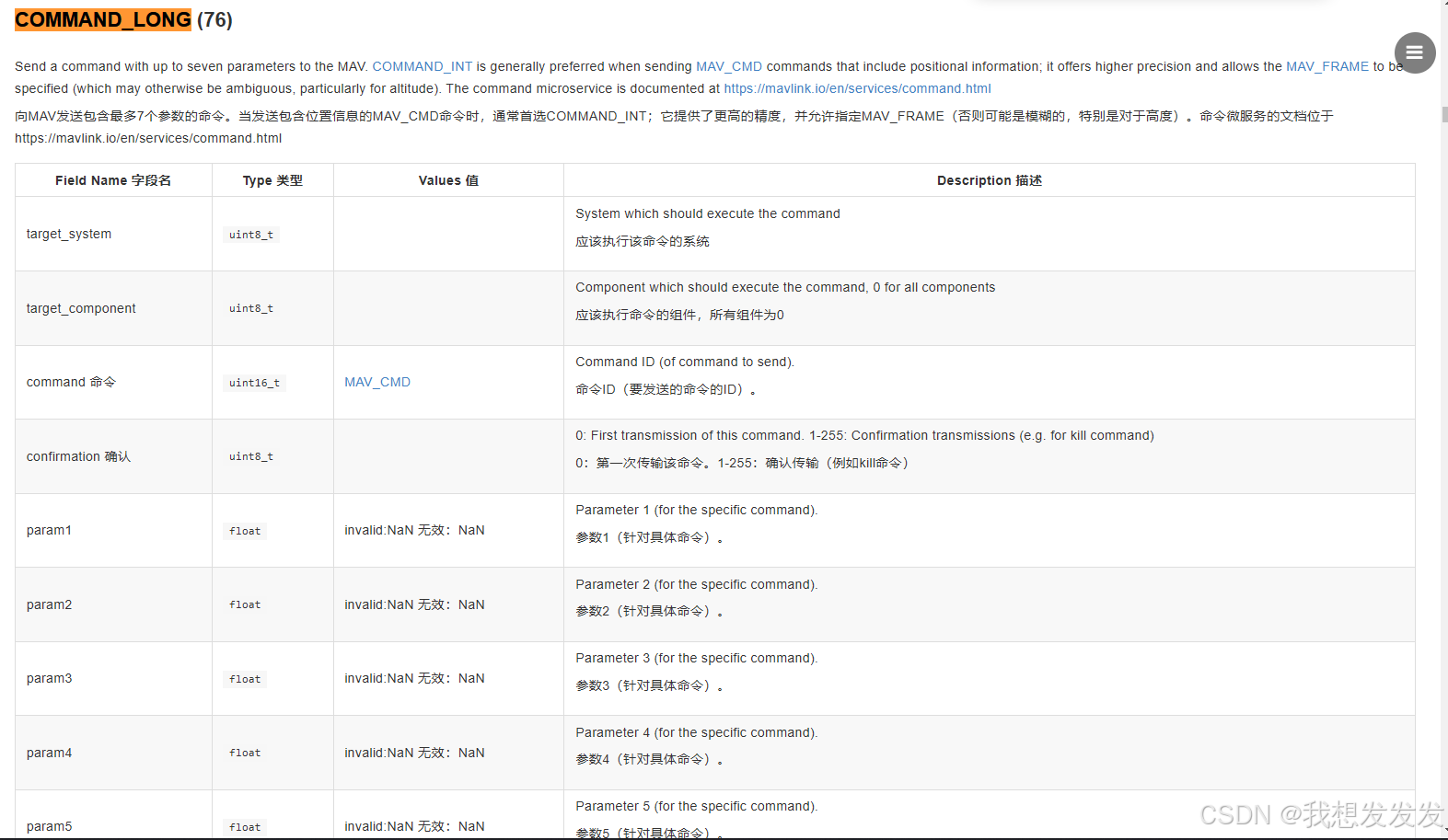 Mavlink发送command_long类型消息介绍----解锁上锁为例_mavlink command-CSDN博客