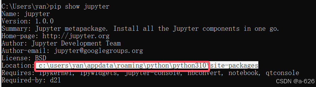 初学使用jupyter notebook碰到的问题1：无法将“jupyter”项识别为 cmdlet、函数、脚本文件或可运行程序的名称。_jupyter : 无法将“jupyter”项识别为 ...
