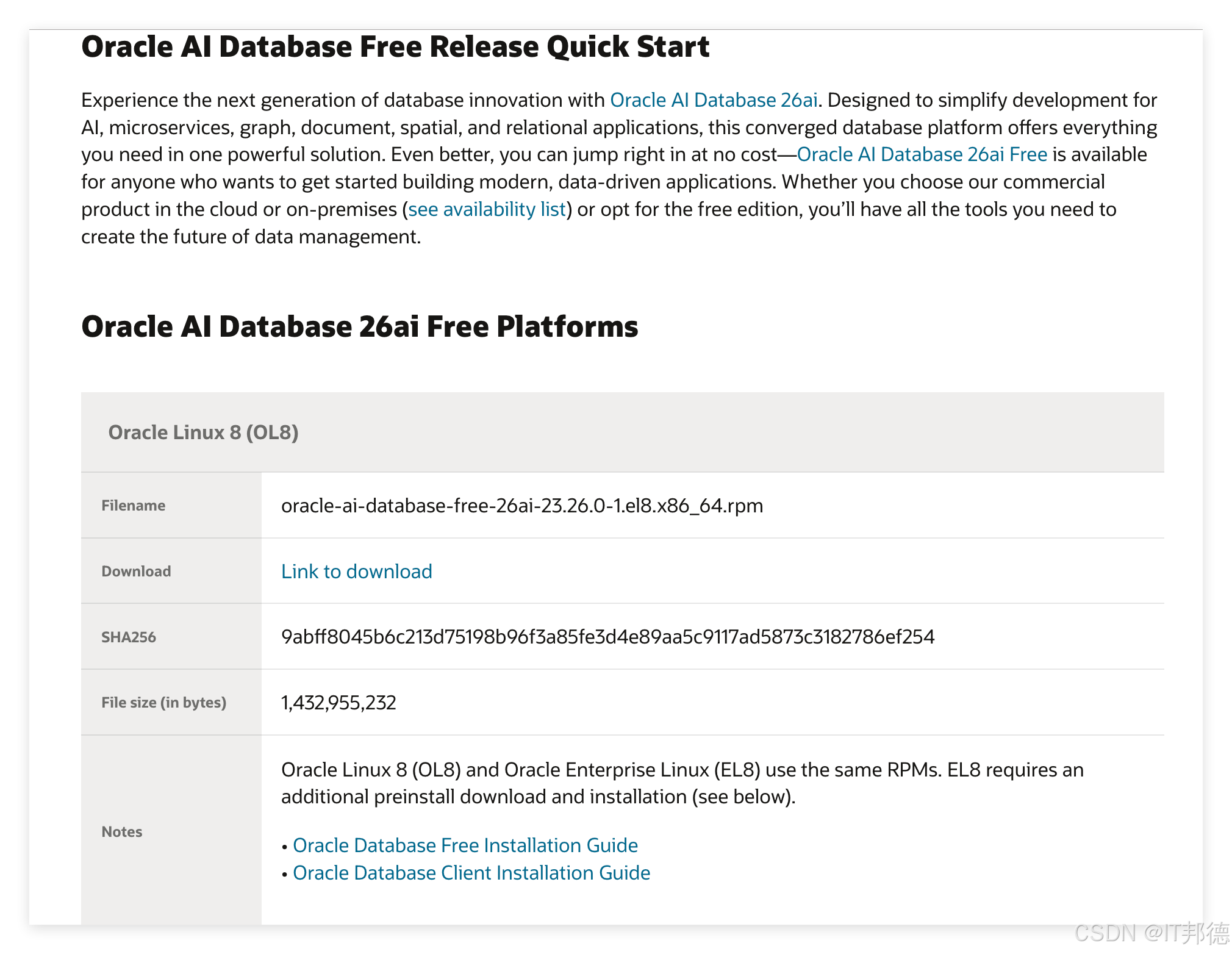 Oracle 26ai重磅发布！数据库自己会“思考”-CSDN博客