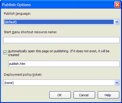 使用 ClickOnce 部署 Windows 窗体应用程序-CSDN博客