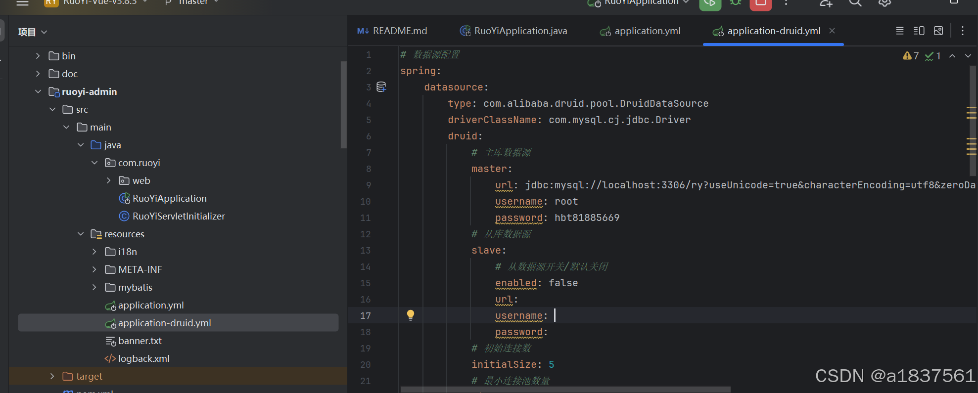 关于若依的代码生成_通过ruoyi框架生成数据库实体-CSDN博客