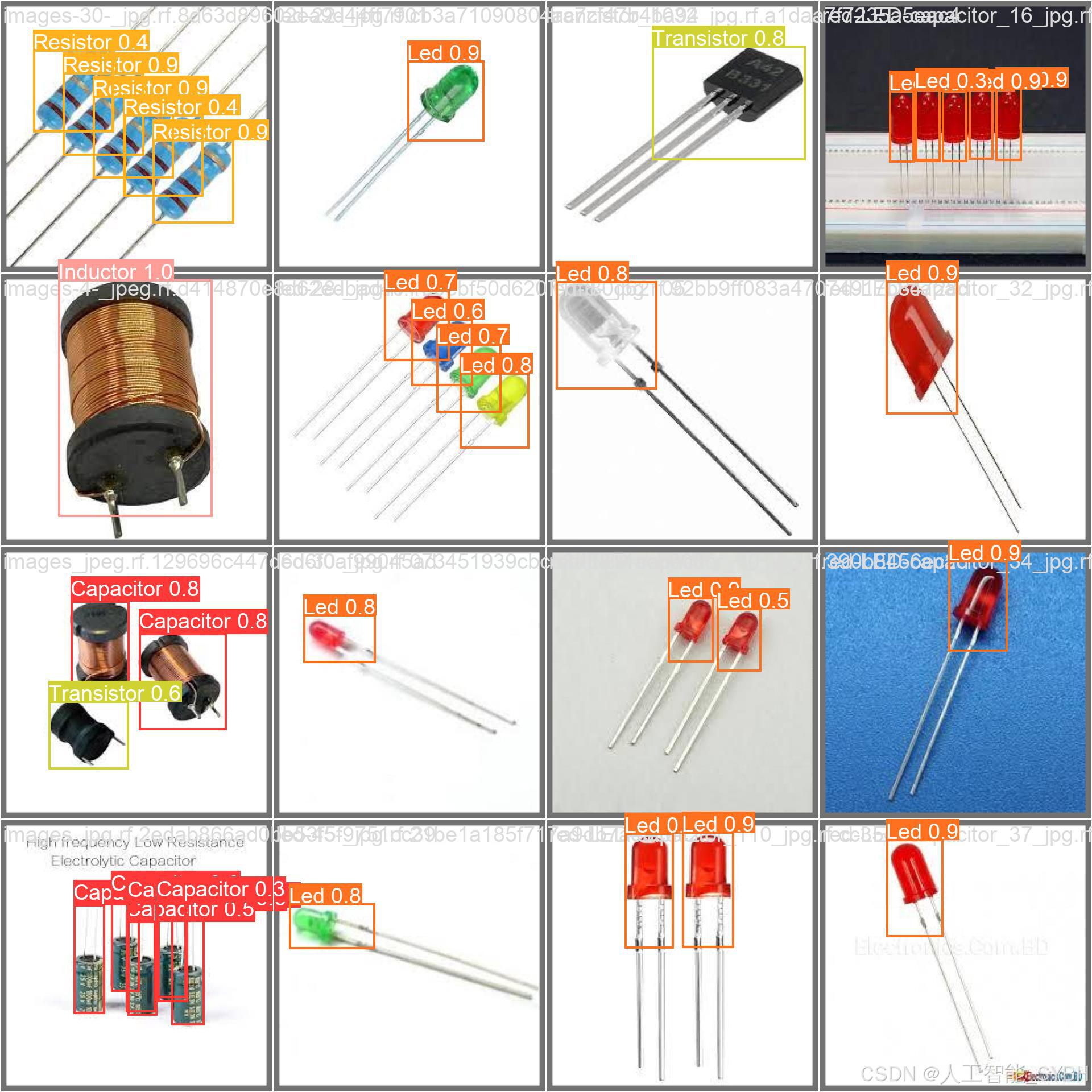 基于深度学习YOLOv10的电子元器件目标检测系统（YOLOv10+YOLO数据集+UI界面+Python项目源码+模型）_基于深度学习的电路板元器件目标检测研究-CSDN博客